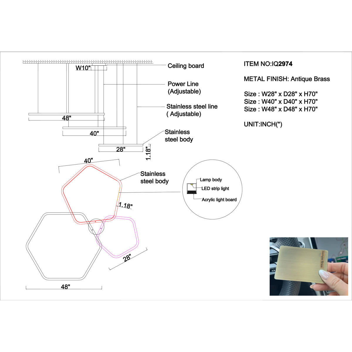 IQ2974 POLYGONAL RING